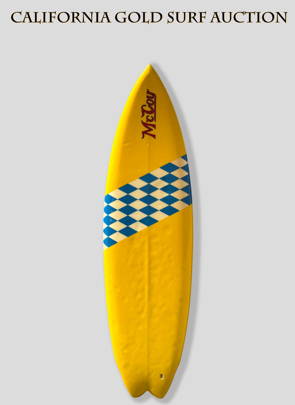 🔥 1980s McCoy Twin Fin vintage surfboard